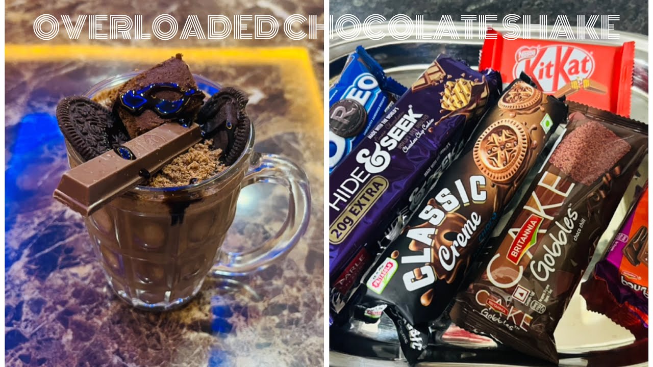 Chocolate OverLoaded MilkShake || Chocolate Smoothie || Cafe Style ...