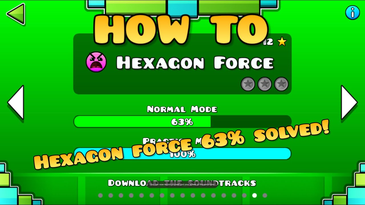 How to beat Hexagon Force 63% for beginners - YouTube