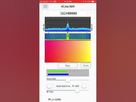 rtl_tcp SDR app in IOS - YouTube