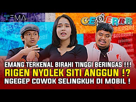 RIGEN JEGEL NGEMONG SITI ANGGUN⁉️BERBAHAYA‼️KONTEN MOBIL BERGOYANG🤣