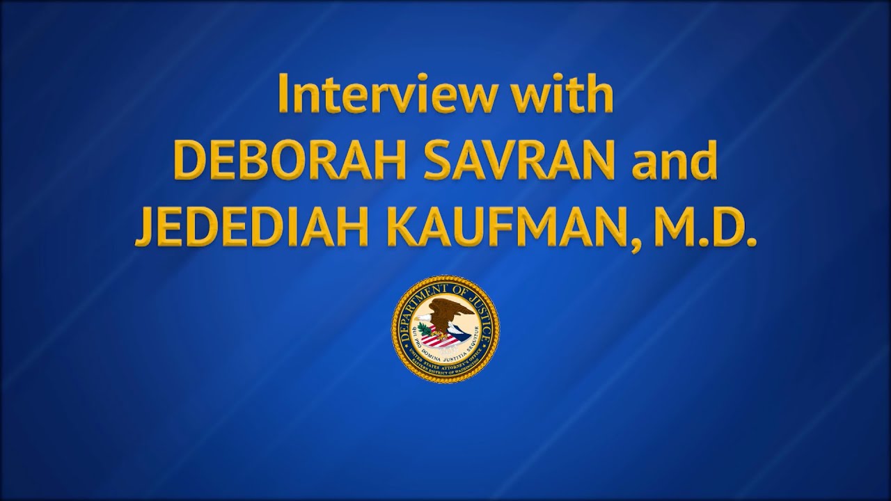 Interview with Deborah Savran and Jed Kaufman, M.D. - YouTube