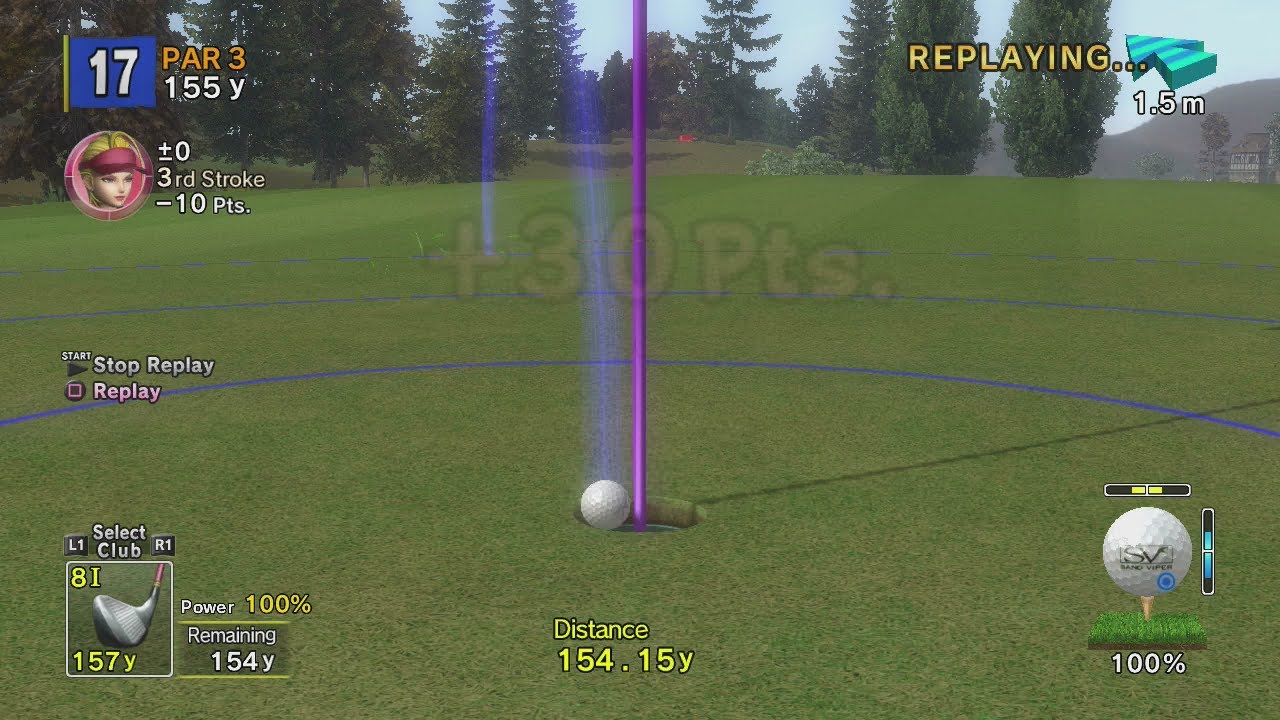 HD Replay // Pin-Shot Spiral Par #1 - Hot Shots Golf: Out of Bounds ...