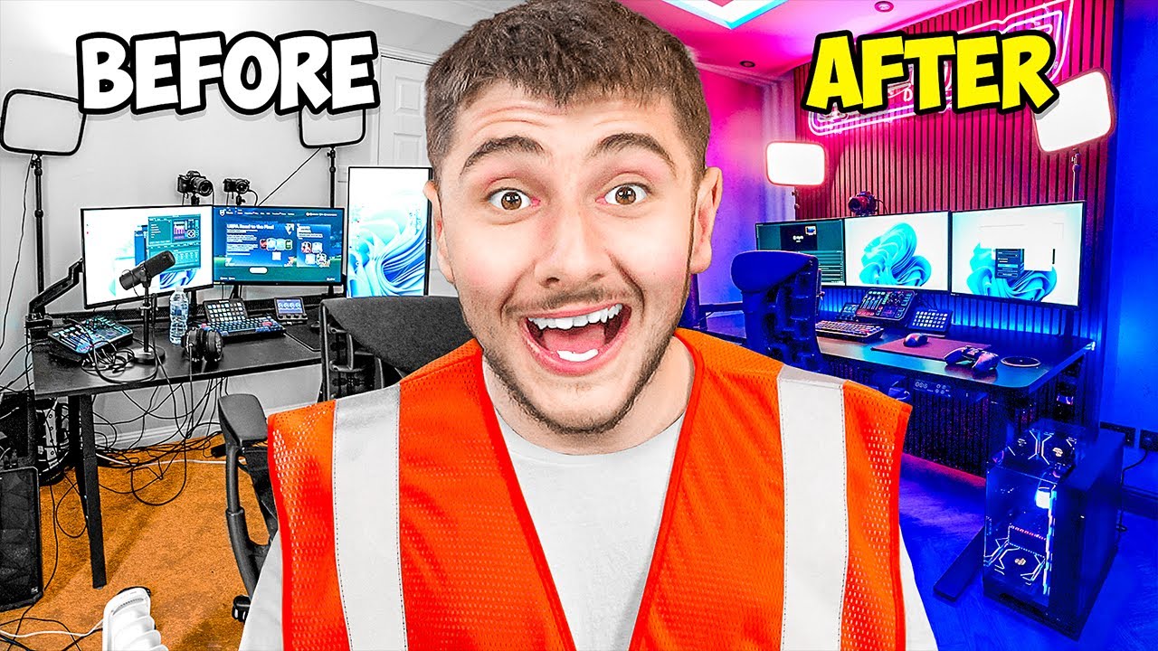 I Built Danny Aarons DREAM Gaming Setup! - YouTube