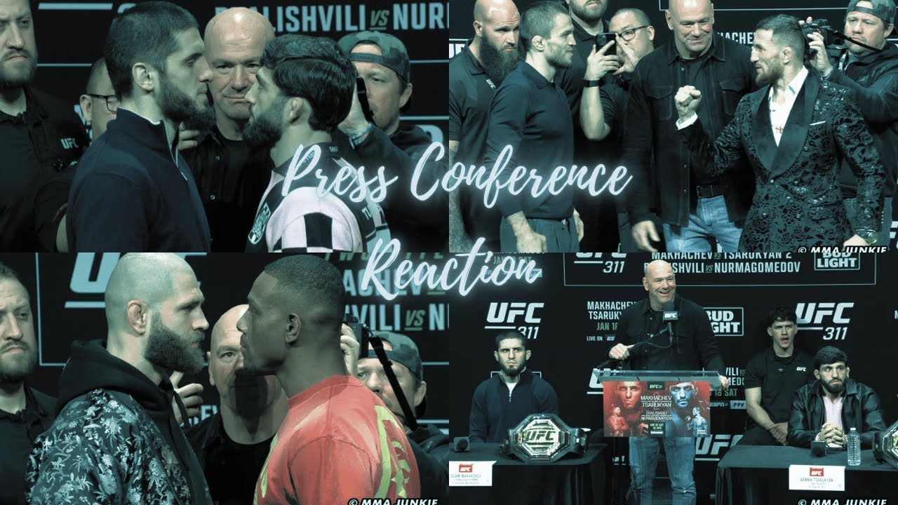 🚨 Things got HEATED at the UFC 311 Press Conference! 🚨 - YouTube