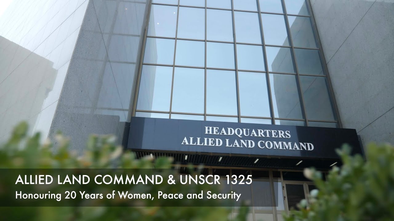 ALLIED LAND COMMAND & UNSCR 1325 - YouTube