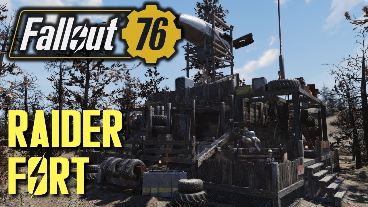 Fallout 76 - Raider Fort - YouTube