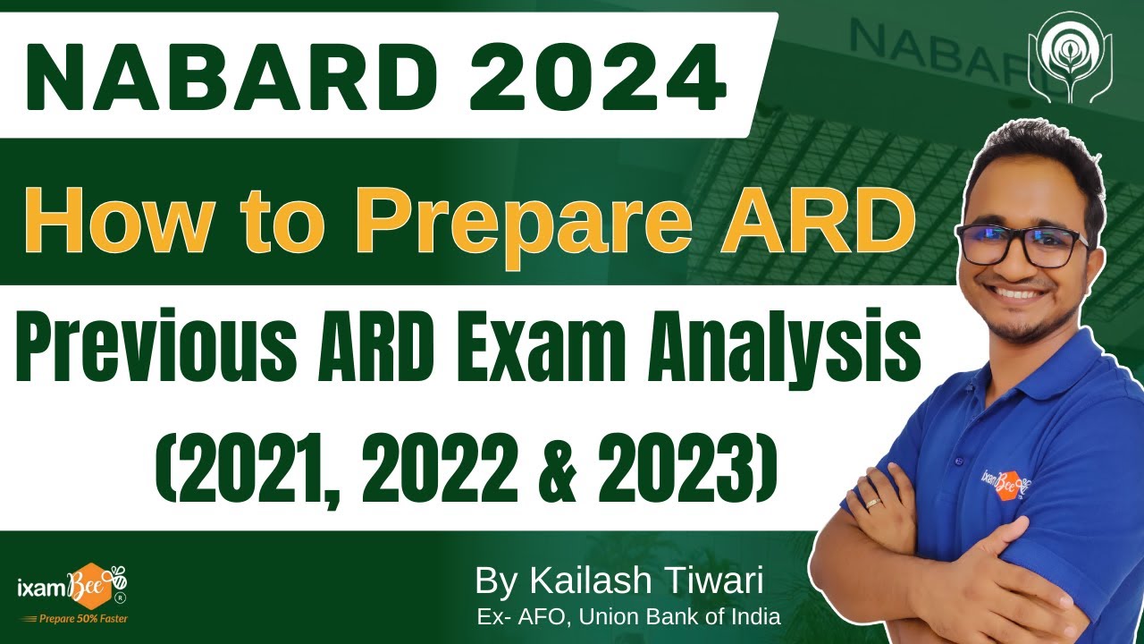 NABARD 2024 || How to Prepare ARD || Previous ARD Exam Analysis (2021 ...