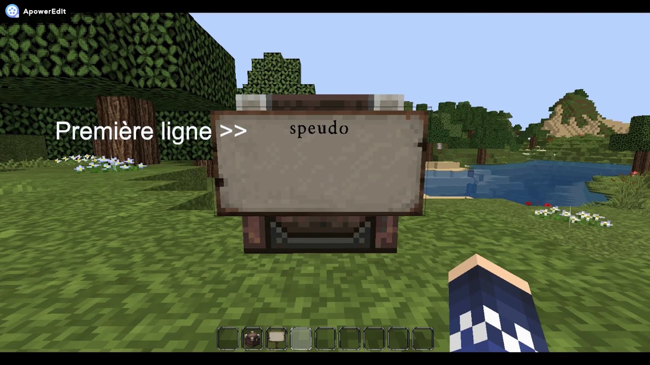 Tuto ,faire un shop avec coffre et pencarte , skyblock minecraft - YouTube