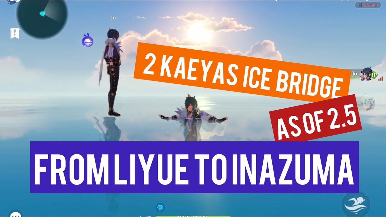 IS IT POSSIBLE? Ice bridge to Inazuma as of 2.5 - Kaeya Genshin Impact ...