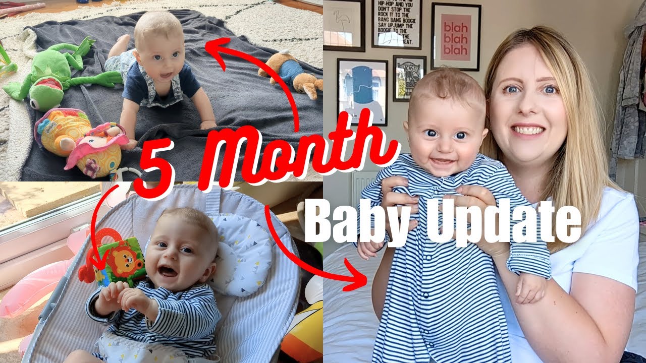 5 MONTH BABY UPDATE | Theo's progress & development after five months 👶 ...