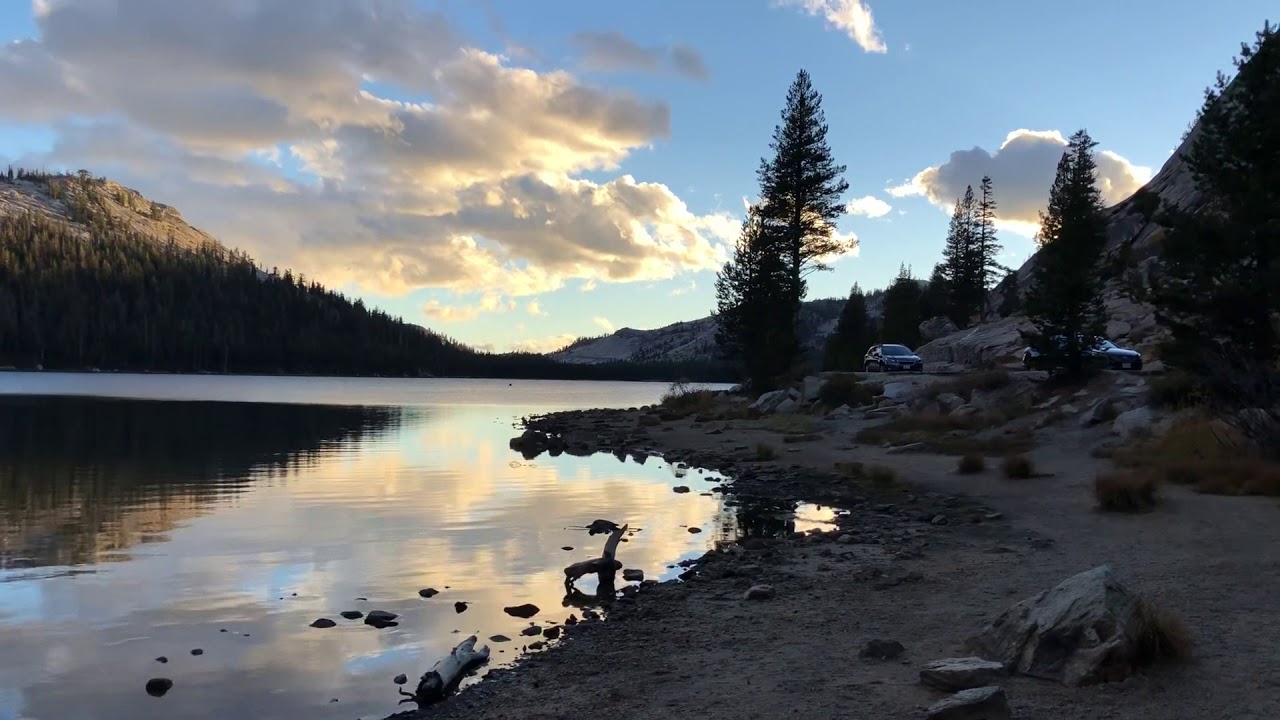 The most amazing sunset lake reflection - YouTube