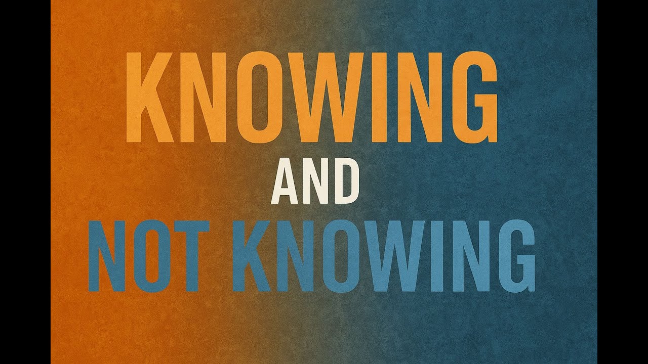 KNOWING AND NOT KNOWING BY PASTOR MICHAEL PORZIO 09-21-25 - YouTube