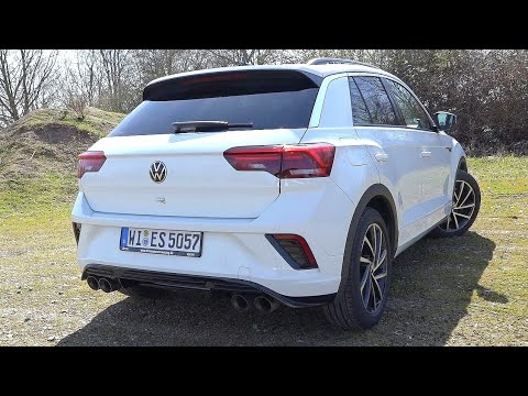 2021 VW T-ROC R 4MOTION (300 PS) TEST DRIVE - YouTube