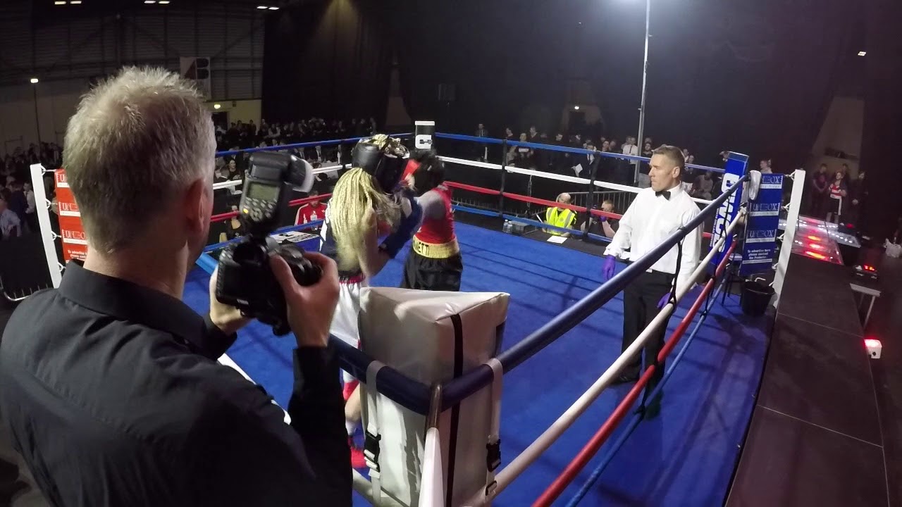 Ultra White Collar Boxing | Peterborough | Ring 1 | Hollie Bennett VS ...