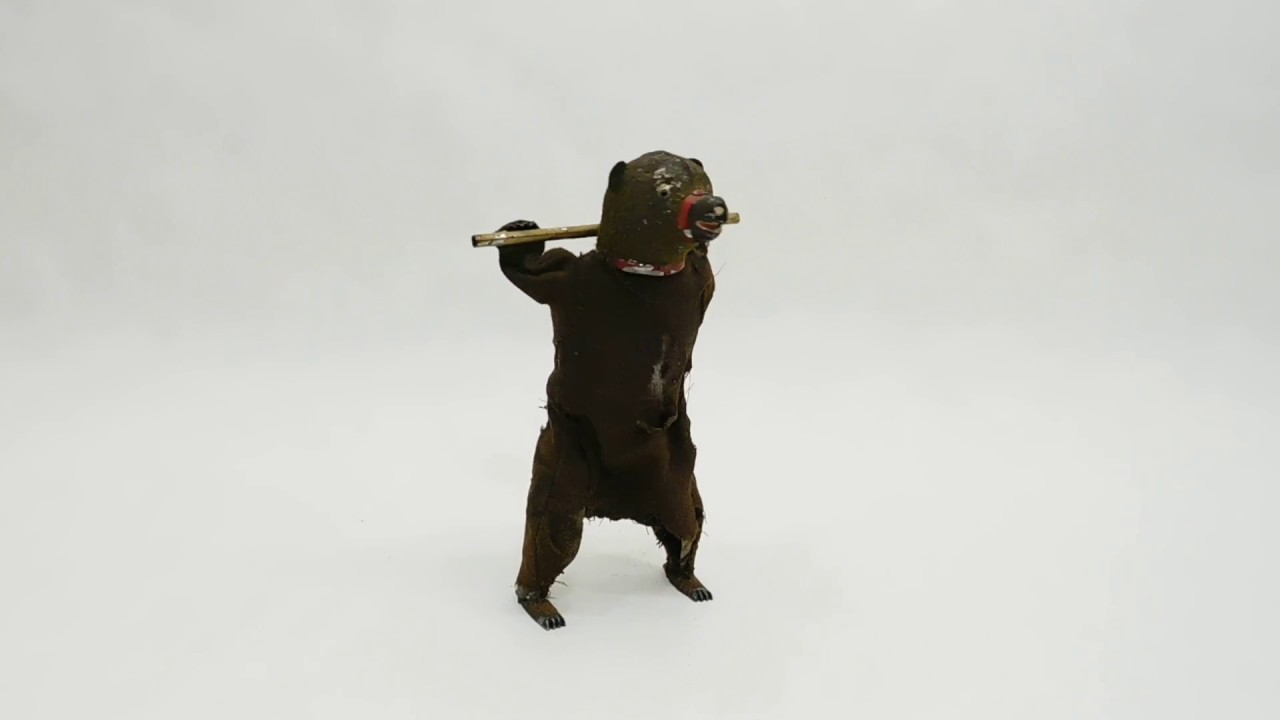 Fernand Martin Performing Bear clockwork toy - YouTube