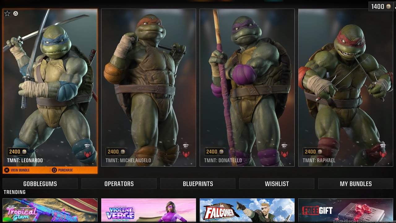 COD Black Ops 6 - TMNT Bundles - YouTube