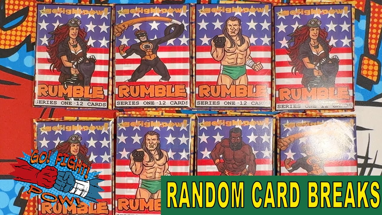 Can we get some Rares?! Go Fight Pow Rumble Card Random Break - Trading ...