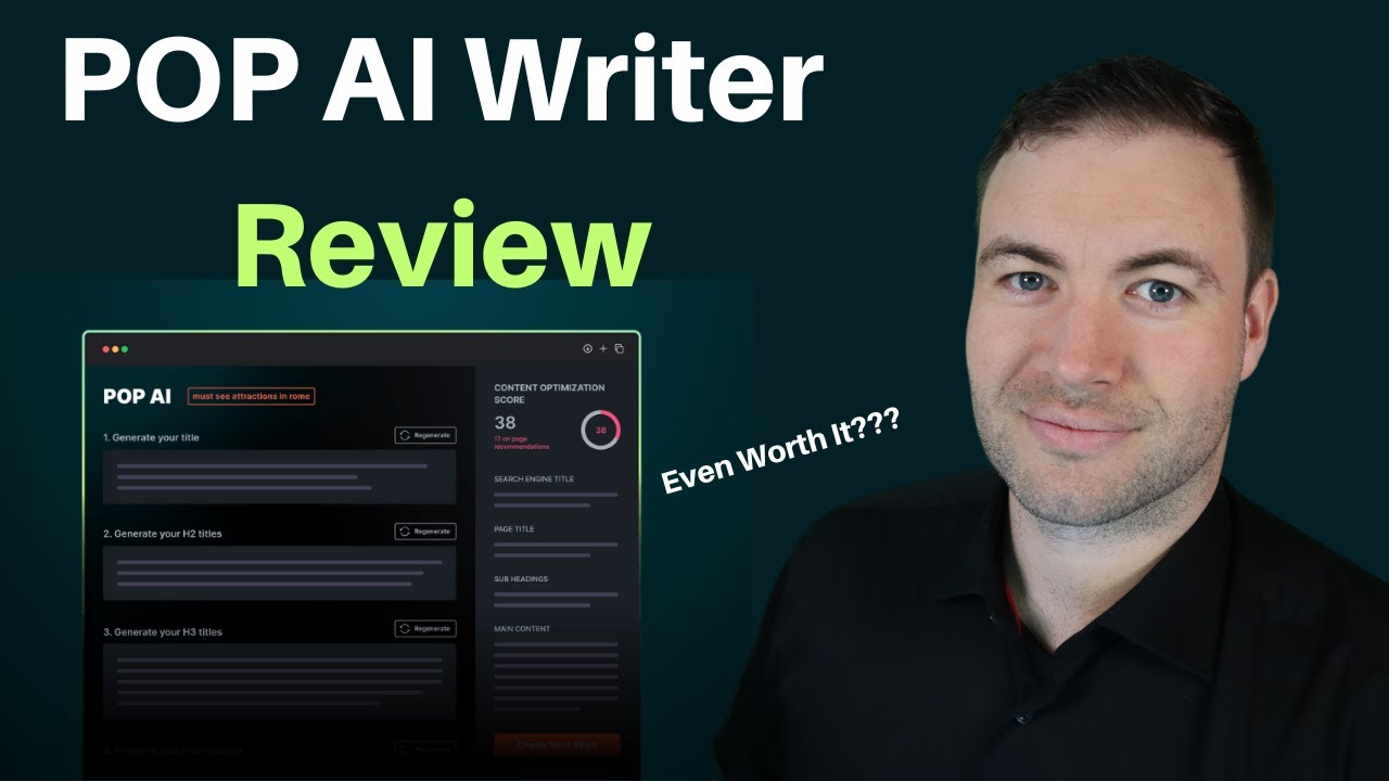 POP AI Writer Review - Page Optimizer Pro Ai Writer Review - YouTube