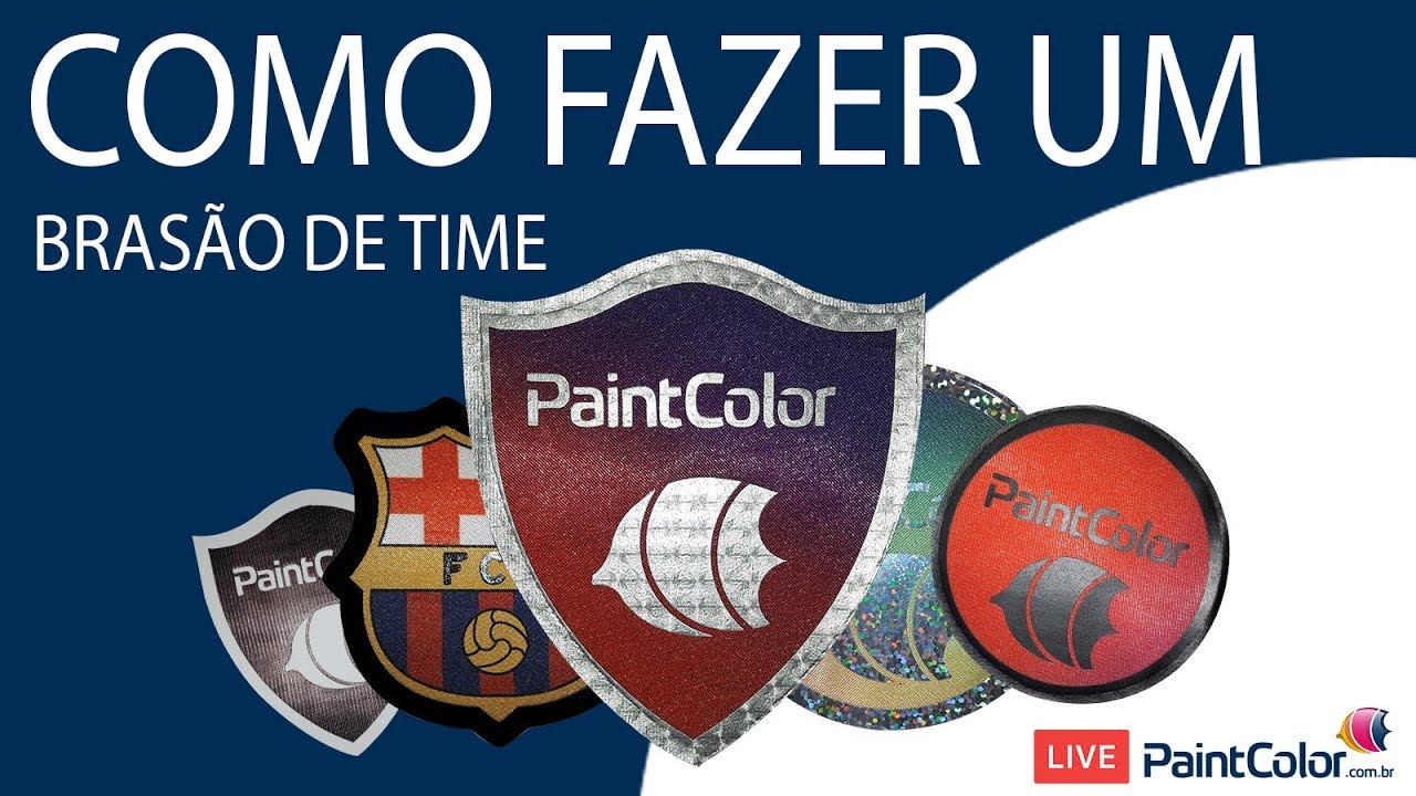 COMO FAZER: Brasão de Time personalizado - YouTube