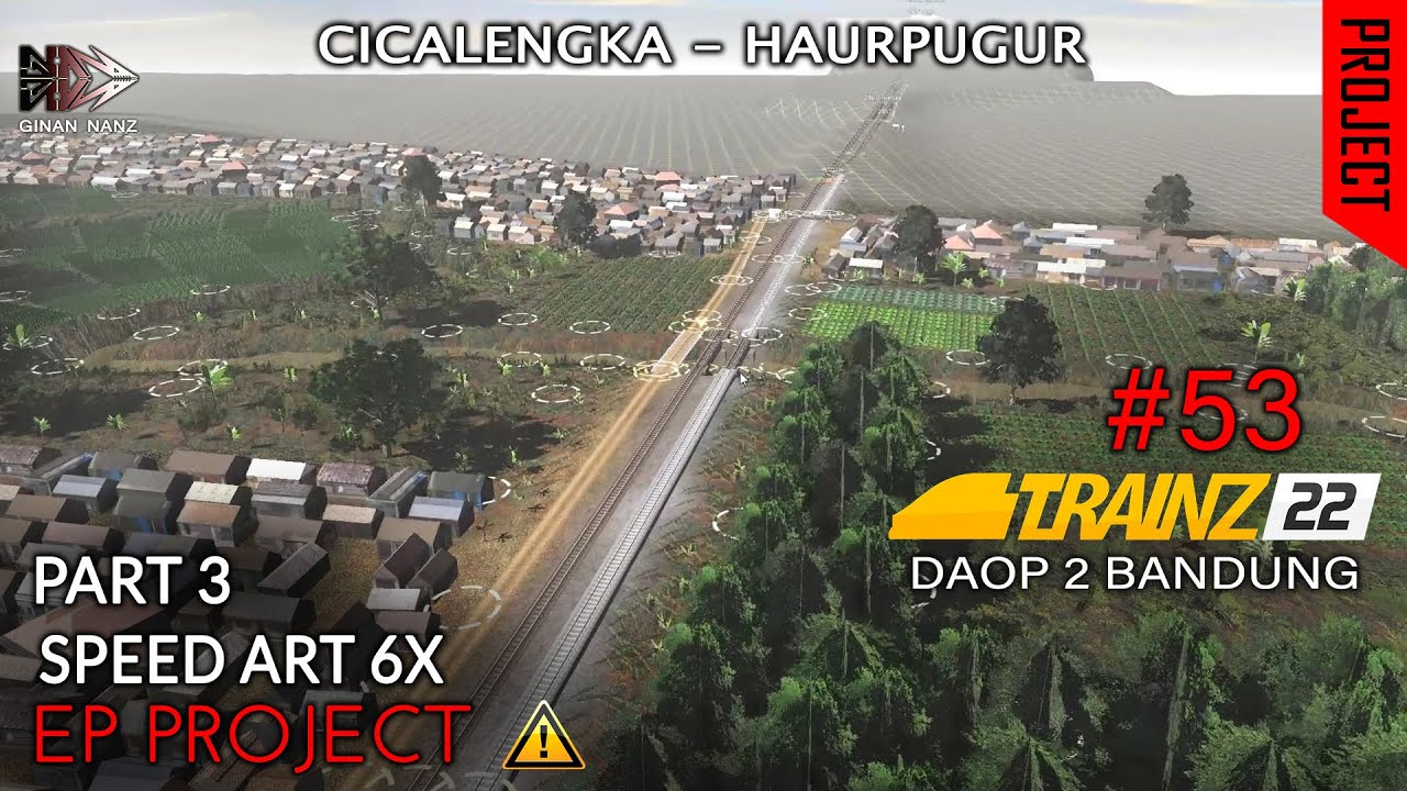 CICALENGKA - HAURPUGUR PART 3 | SPEED ART - TRAINZ RAILROAD SIMULATOR ...