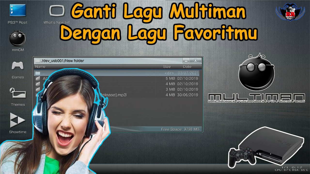 Cara Menambahkan Lagu Favorit Kalian Ke Dalam Multiman PS3 - YouTube