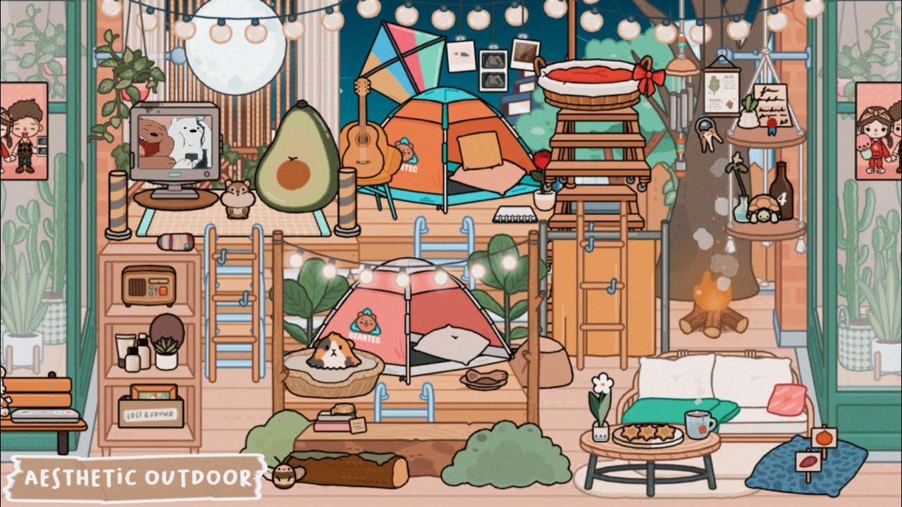 Toca Life World : NEW AESTHETIC OUTDOOR DESIGN MAKEOVER🍑🌿 | TOCA BOCA ...