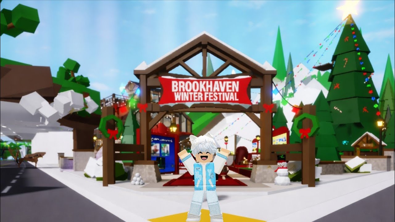 BROOKHAVEN WINTER FESTIVAL ️☃️ | GAME ROBLOX BROOKHAVEN INDONESIA - YouTube