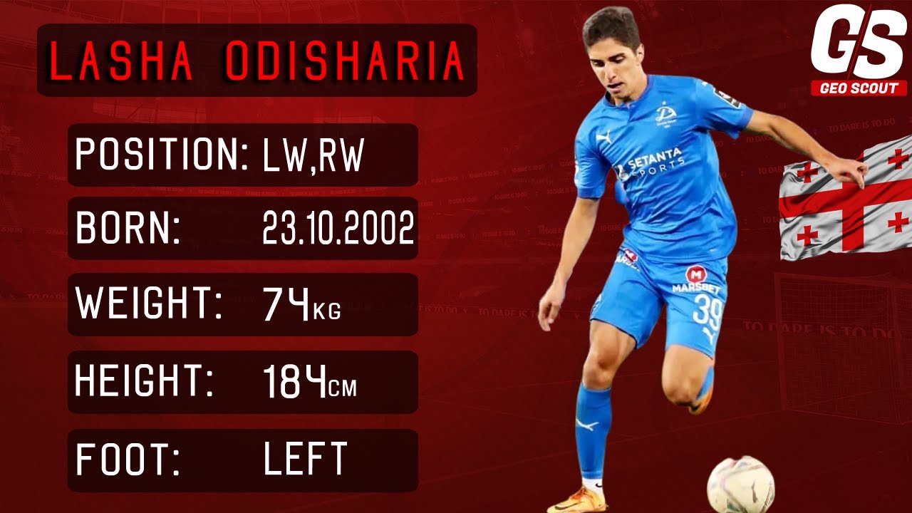 Lasha Odisharia Best Skills & Goals | 2022 HD - YouTube