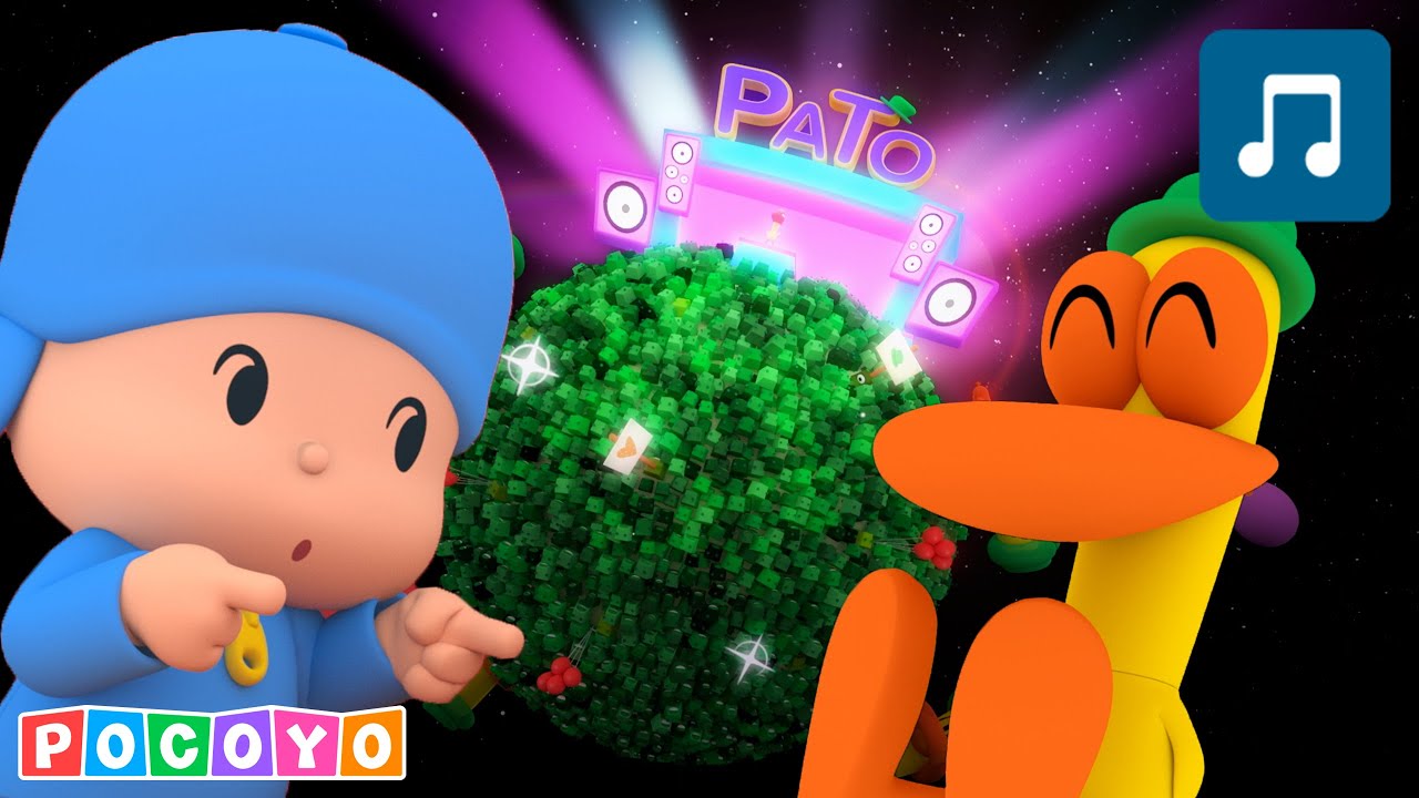 🎶 LET'S DANCE 🎶 Pato's Alien friendship SONG 🎸| Pocoyo English ...