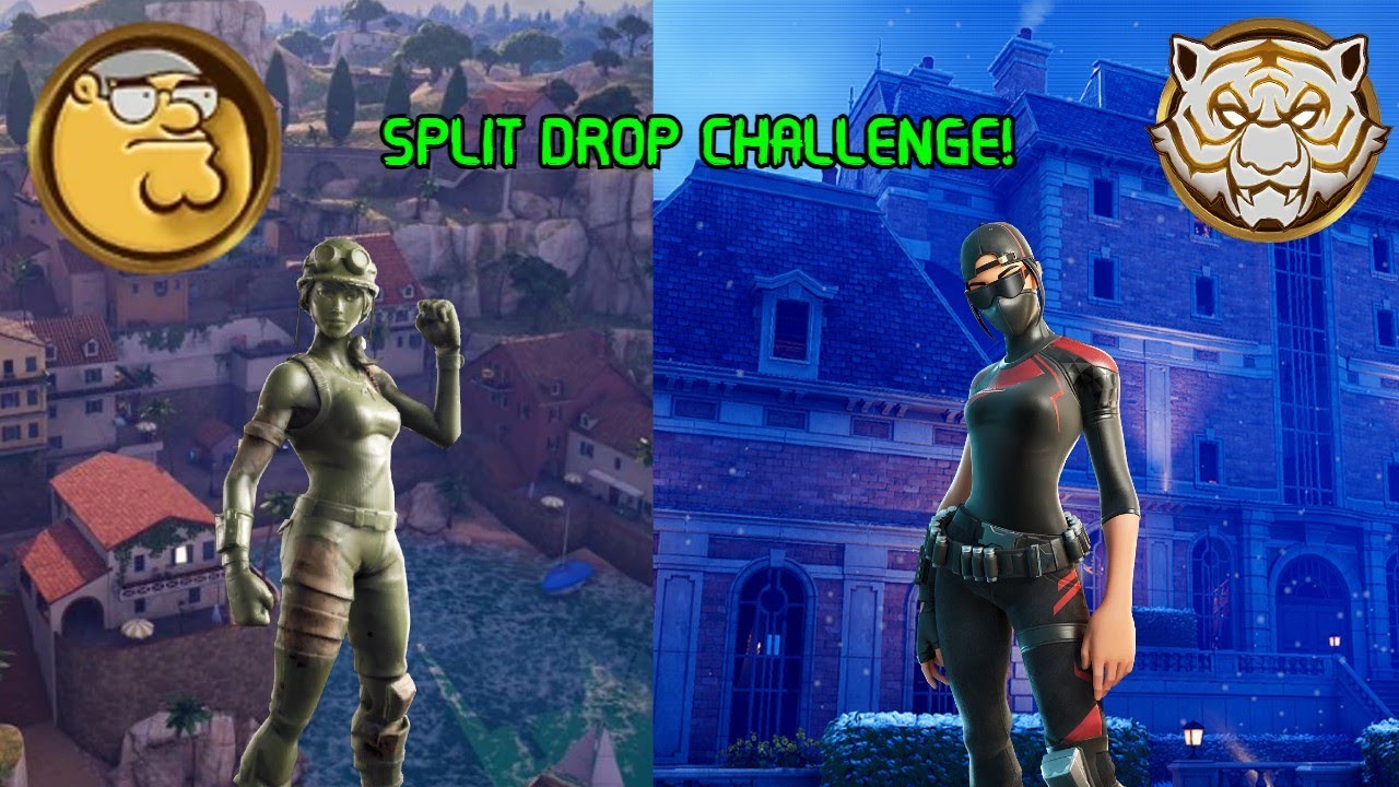 SPLIT DROP CHALLENGE!! - YouTube