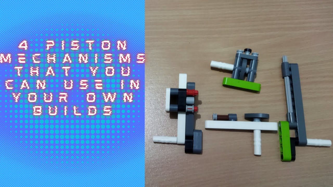 4 piston mechanisms you can use in your own builds - YouTube