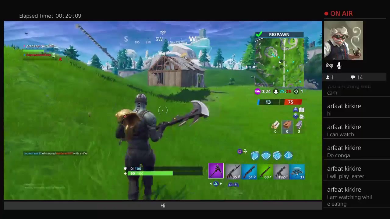 Fortnite brodcast with Mohammed umar - YouTube