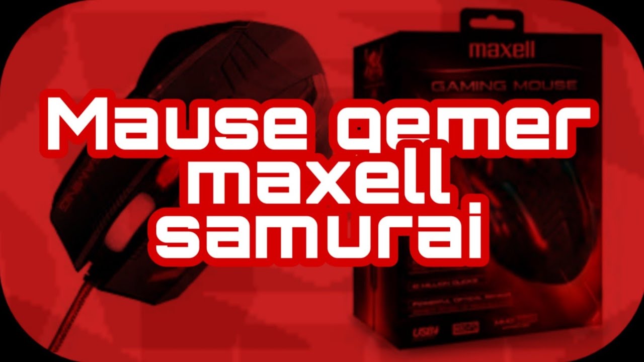el mejor mause gemer maxell samurai - YouTube