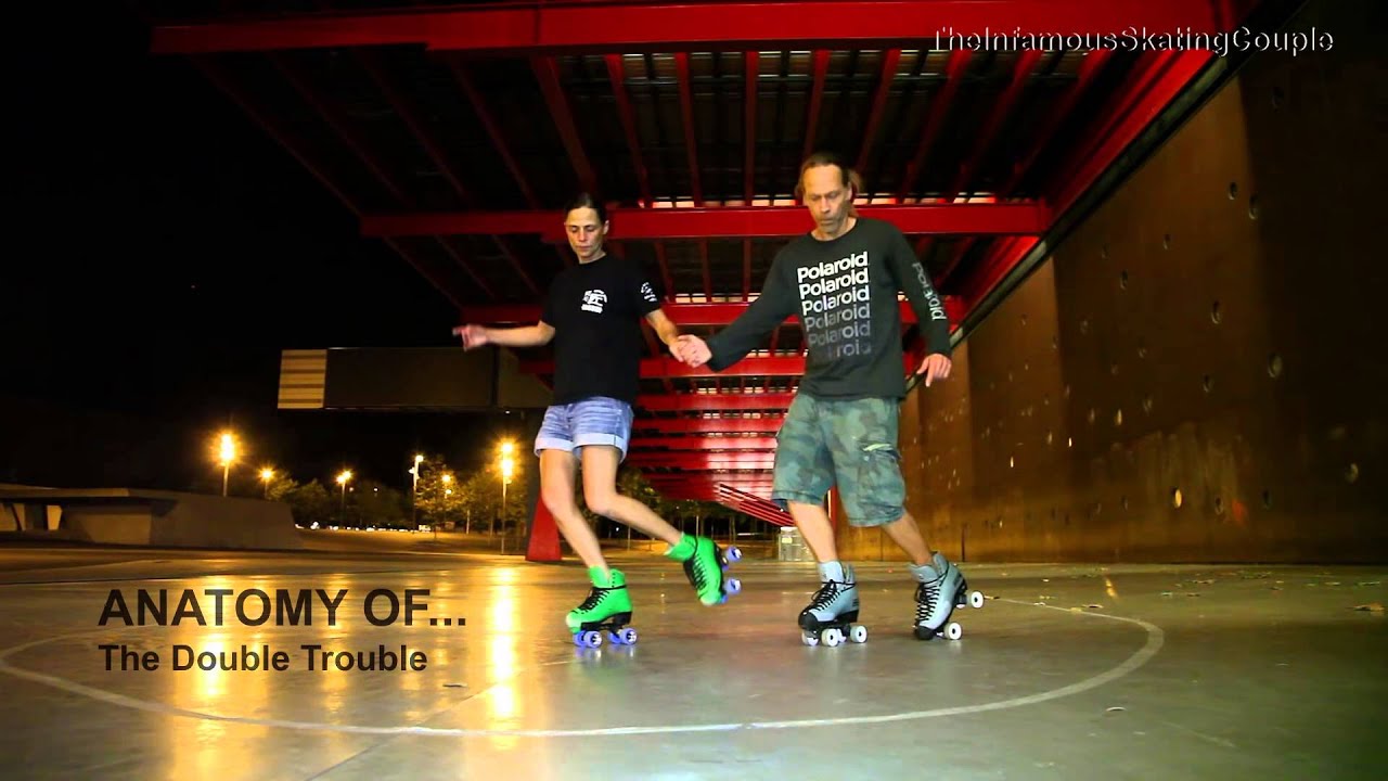 ANATOMY OF... The Double Trouble (roller skating tutorial) - YouTube