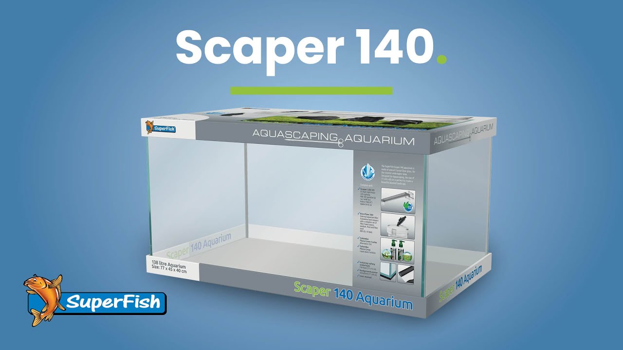 SuperFish Scaper 140 - Aquascaping - YouTube