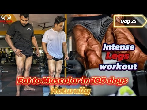 Complete LEGS Workout for Bigger Legs🔥(ज़बर्दस्त लेग्स वर्कआउट)Day 25/ ...