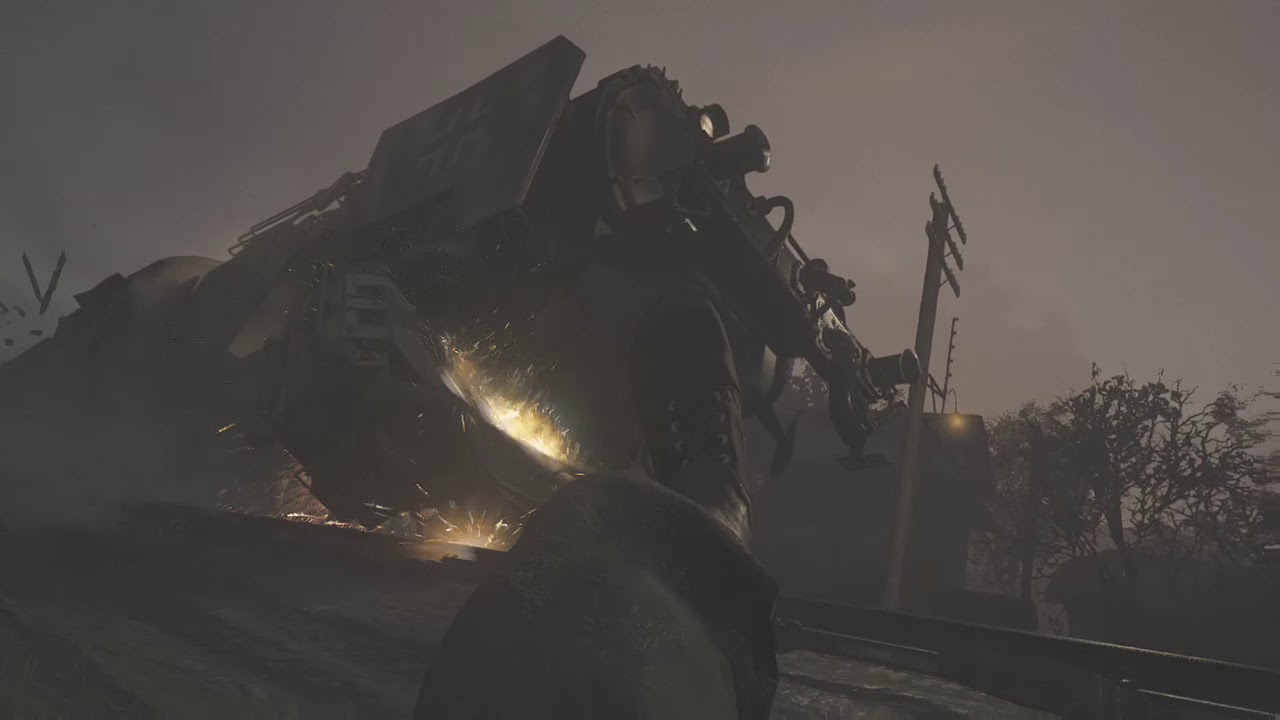 Call of Duty®: WWII: insane train crash - YouTube