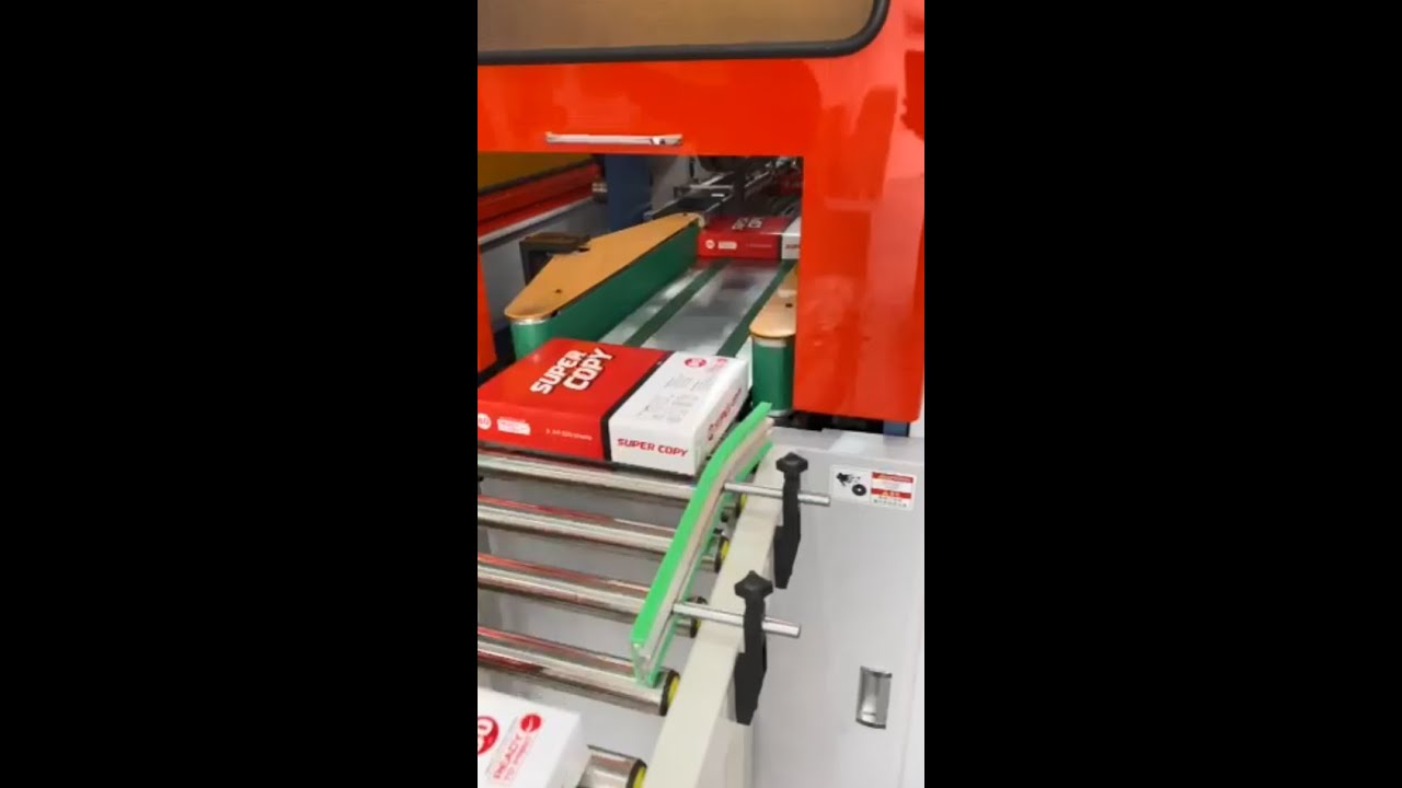 250m per minute Automatic A4 copy paper cutting and ream wrapping ...