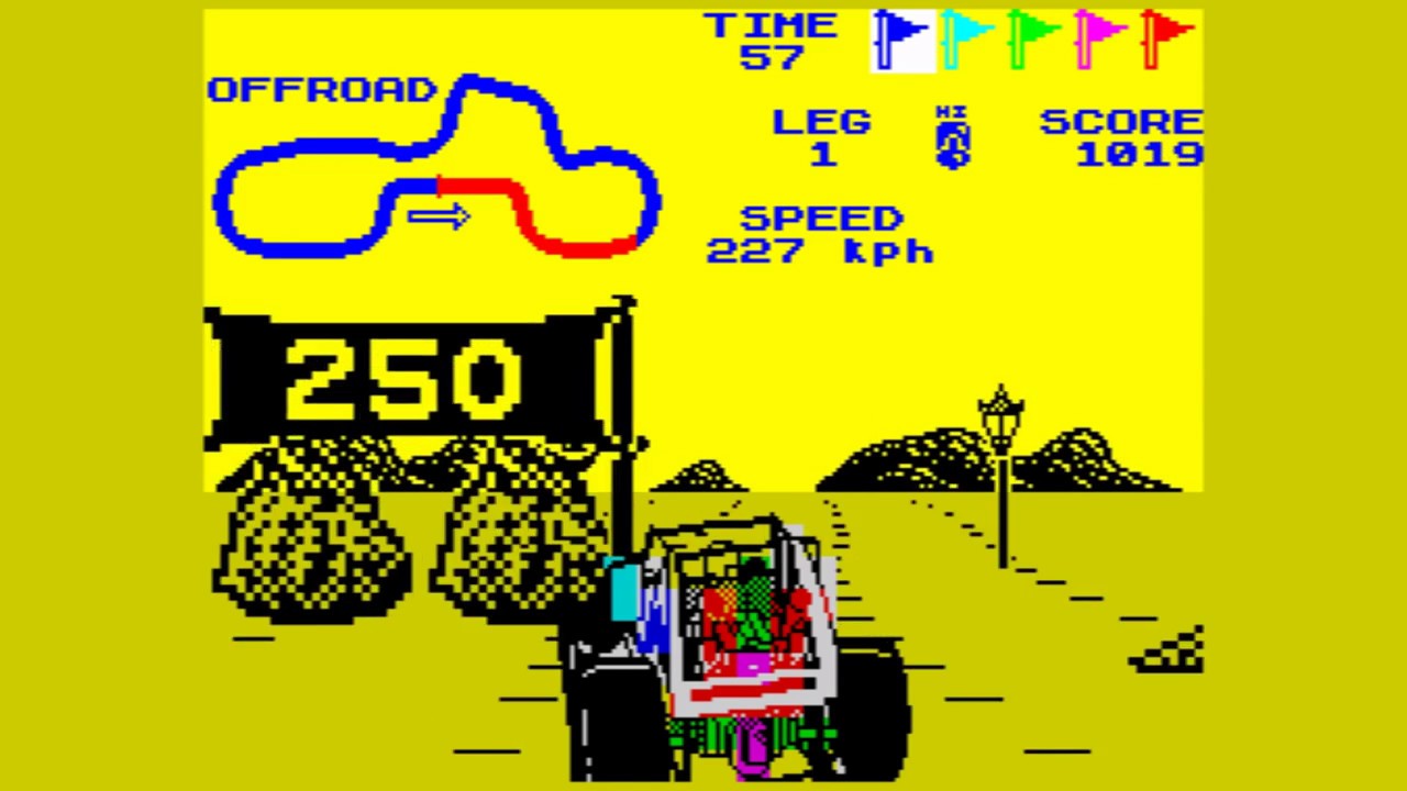 Mark Plays... Buggy Boy (C64, ZX Spectrum, Amiga, Arcade) - YouTube