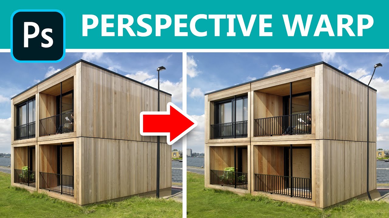 perspective warp | photoshop cc tutorial by See this Creation - YouTube