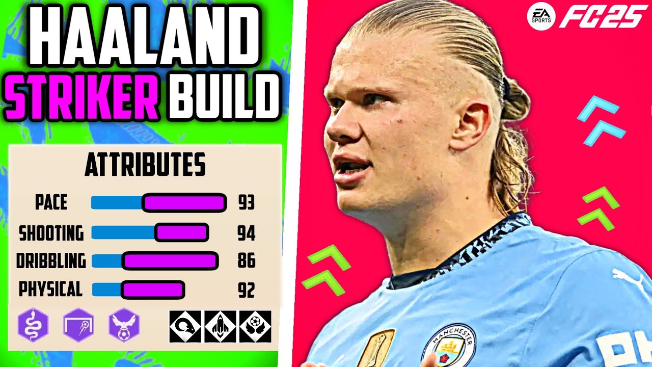 THE *LENGTHY* BEST TALL STRIKER HAALAND BUILD EA FC 25 Pro Clubs - YouTube