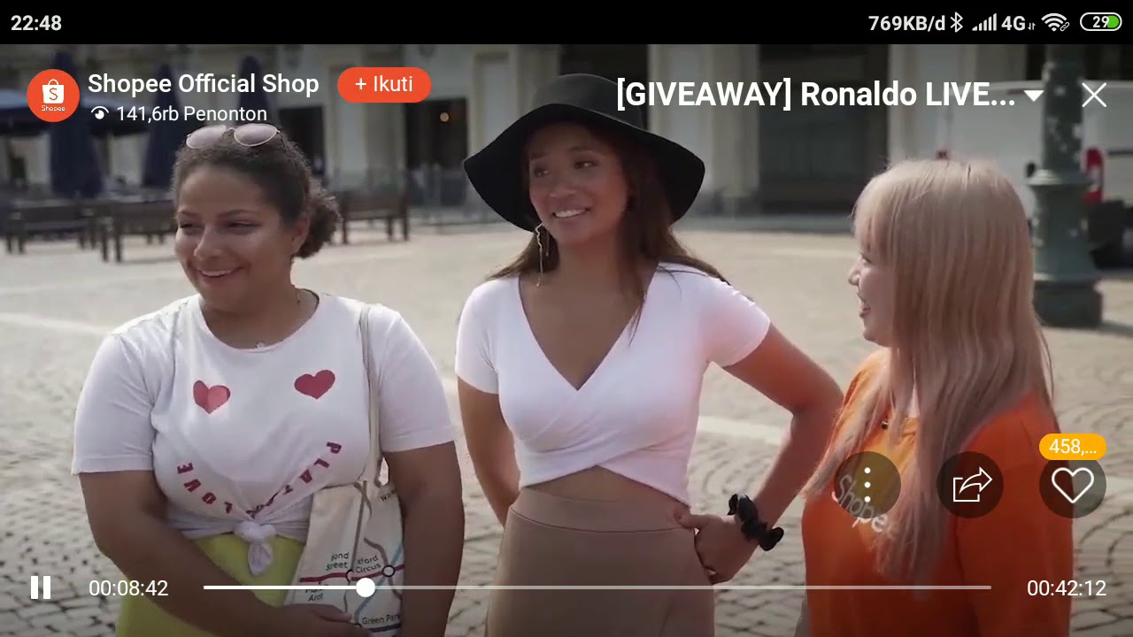 FULL LIVE STREAMING CRISTIANO RONALDO, SHOPEE OFFICIAL SHOP - YouTube