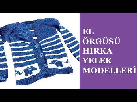 El Örgüsü Hırka Yelek Modelleri Knitting Jacket 2