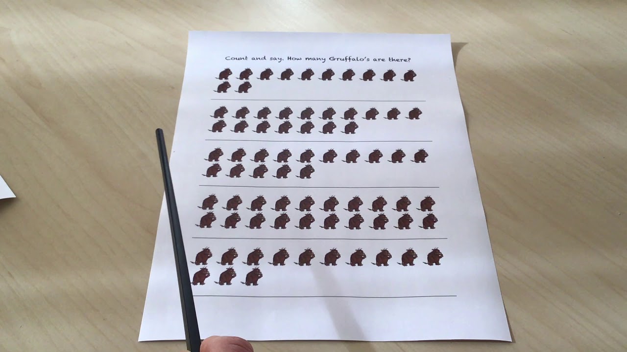 Lernvideo Englisch - The Gruffalo: Numbers 1-20 #2 - YouTube