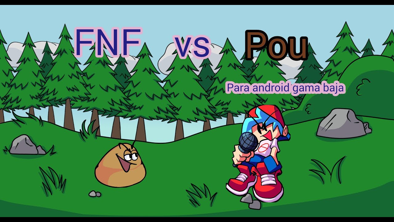 FNF Vs Pou V2 android gama baja - YouTube