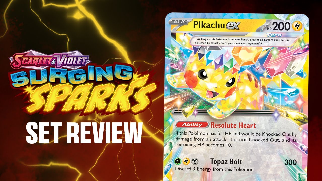 Surging Sparks Pokémon TCG Set Review - YouTube
