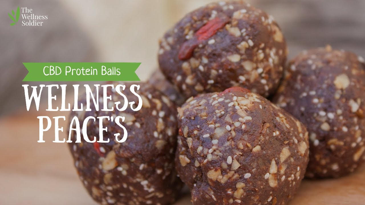 Wellness Peaces - Cannabis Infused Chocolate Protein Balls - YouTube