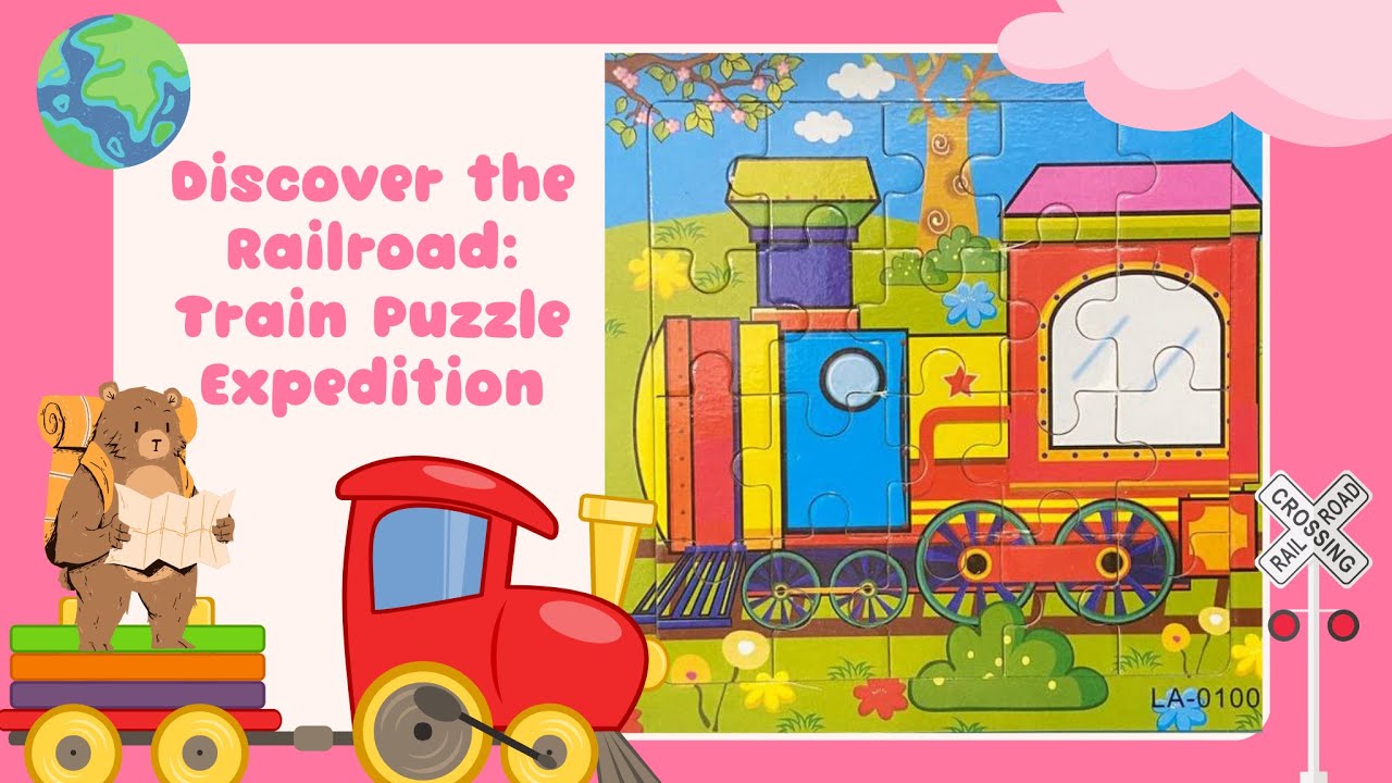 Explore the adorable freight train puzzle - YouTube