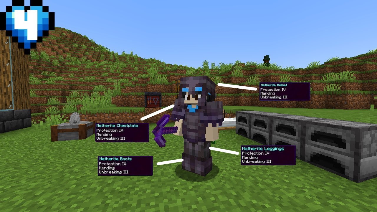 I got FULL NETHERITE ARMOR! | Survival Series Episode 4 - YouTube