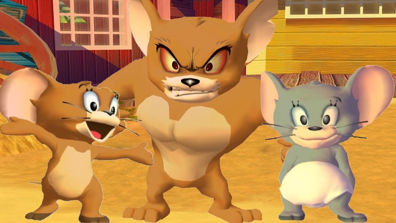 Tom and Jerry War of the Whiskers(2v1):Jerry and Nibbles vs Monster ...